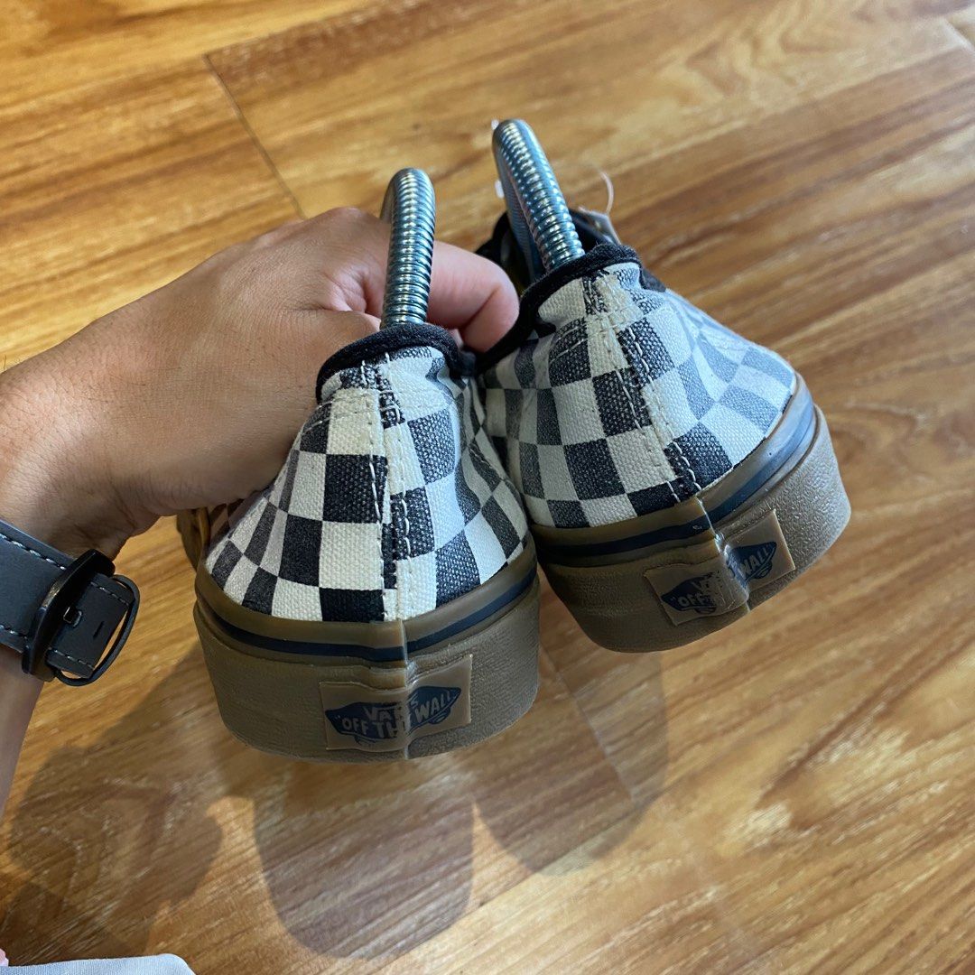 Vans gum sole cheker (8uk), Men's Fashion, Footwear, Sneakers on Carousell