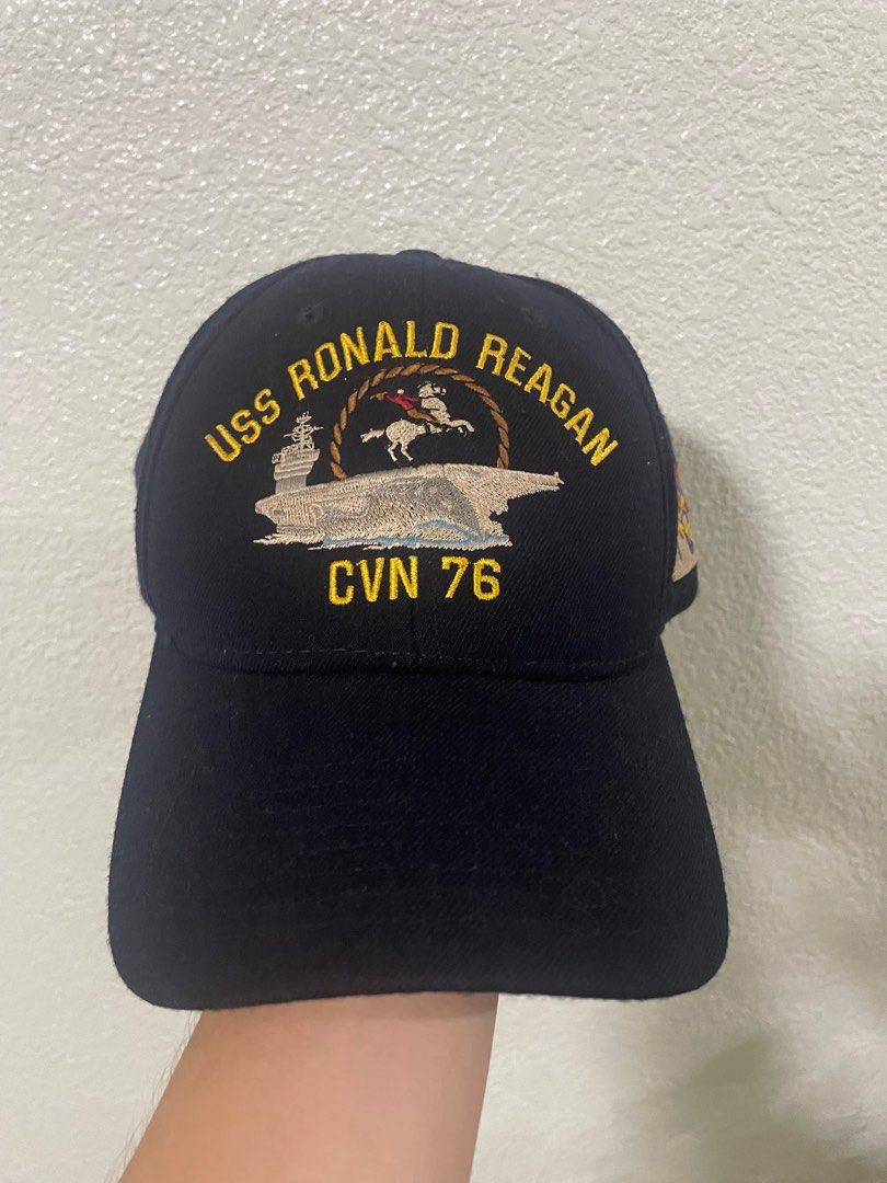 VINTAGE CAP USS RONALD REAGAN CVN 76 USA THE CORPS, Men's Fashion ...