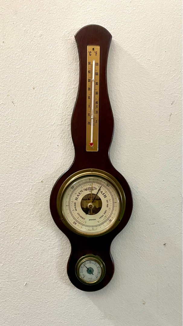 Vintage STAIGER German Barometer, Higrometer & Thermometer / Height ...