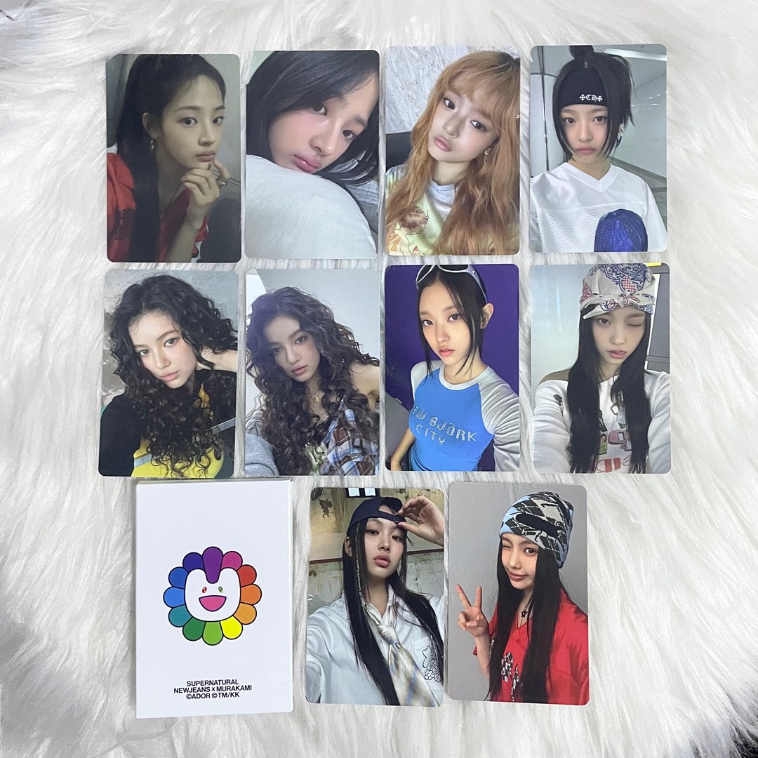 WTS NewJeans Supernatural Murakami Line Friends Photocards Minji Hanni Danielle Haerin Hyein New ...