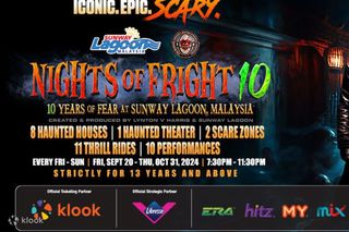 NIGHT OF FRIGHT 10 - SUNWAY LAGOON, Tickets & Vouchers, Event Tickets ...