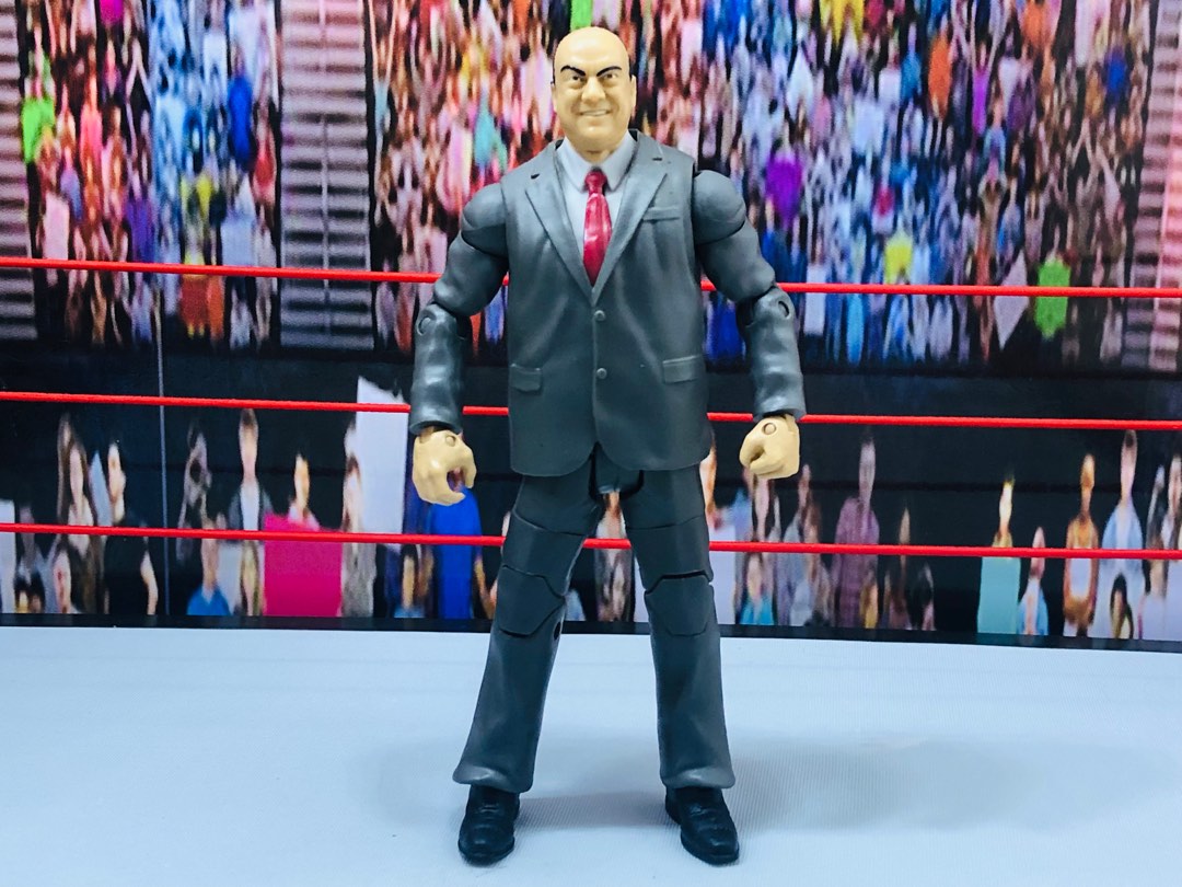 WWE Mattel Elite Action Figures Paul Heyman BAF, Hobbies & Toys, Toys ...