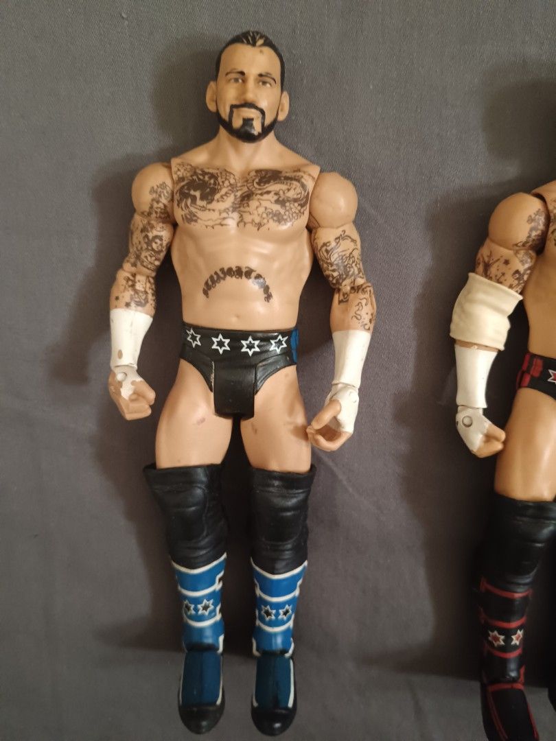 WWE WWF CM Punk Basic Figure, Hobbies & Toys, Toys & Games on Carousell