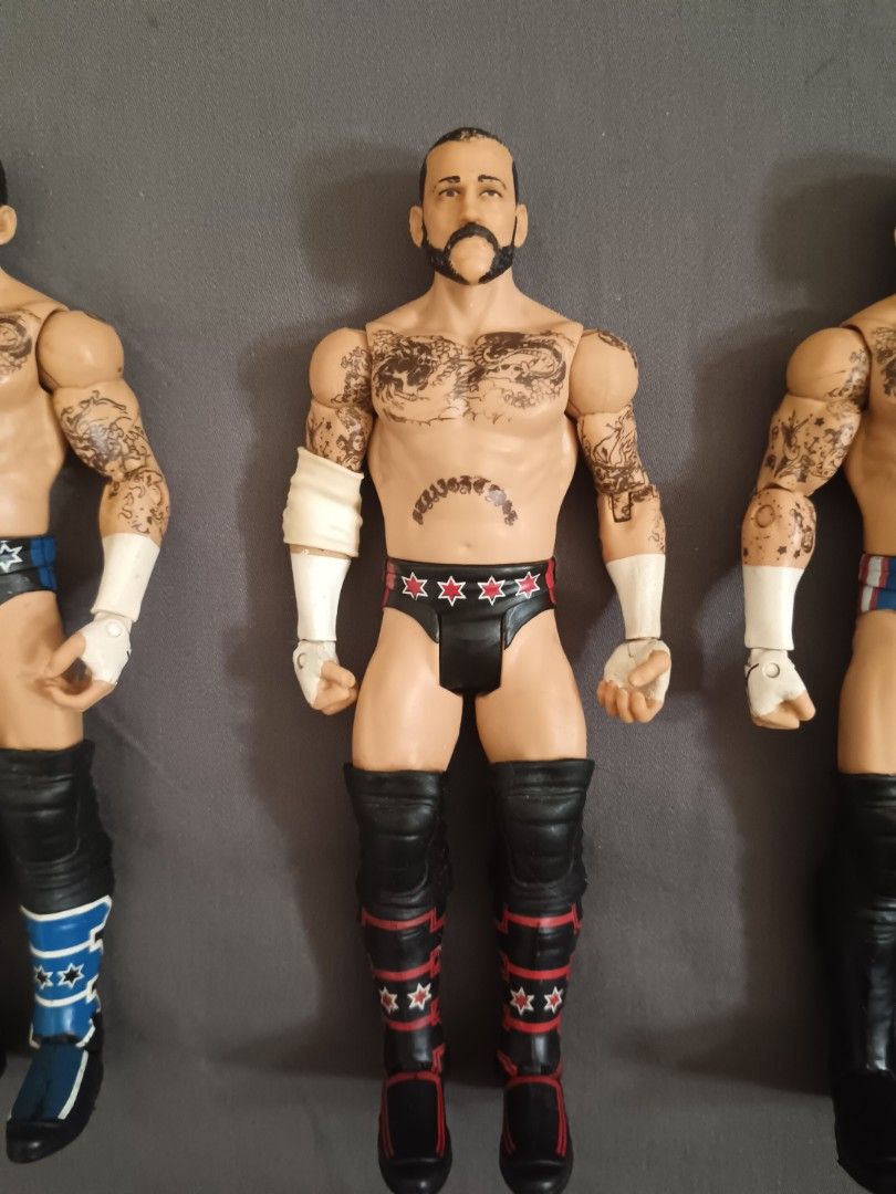 WWE WWF CM Punk Basic Figure, Hobbies & Toys, Toys & Games on Carousell