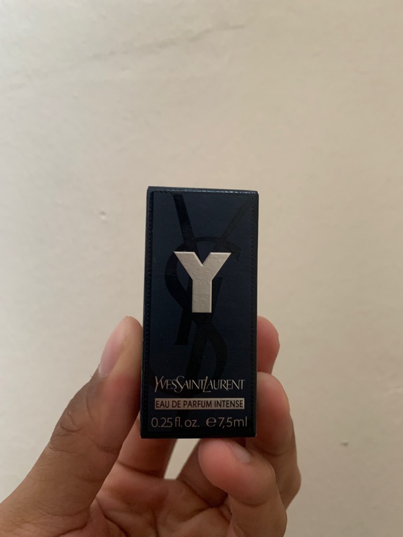YSL Y EDP INTENSE 7.5ml, Beauty & Personal Care, Fragrance & Deodorants on Carousell