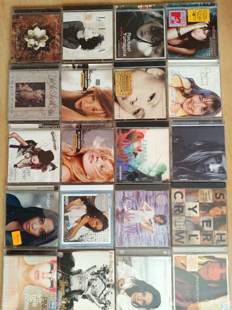 200 English Music CDs Various Artist Rock Pop Male Female Band ...
