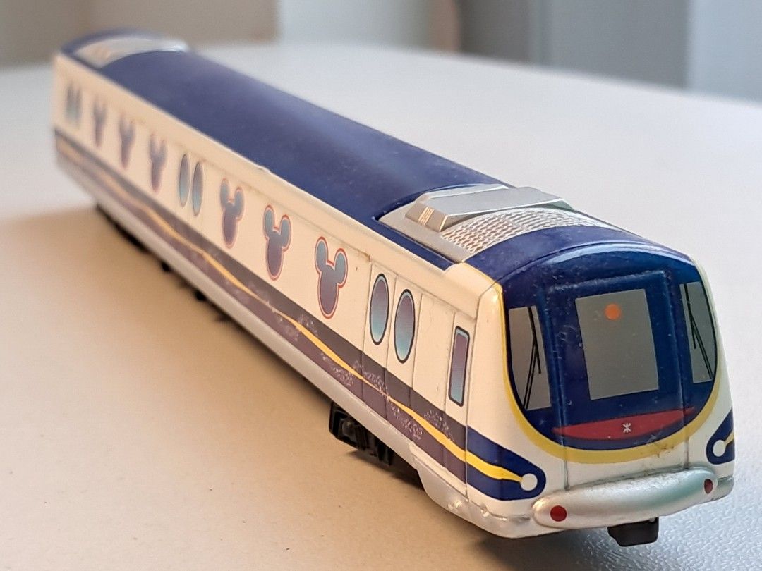 港鐵迪士尼專列-香港迪士尼專線列車模型(金屬轆)MTR Disney Line train model, 興趣及遊戲, 玩具 & 遊戲類 ...