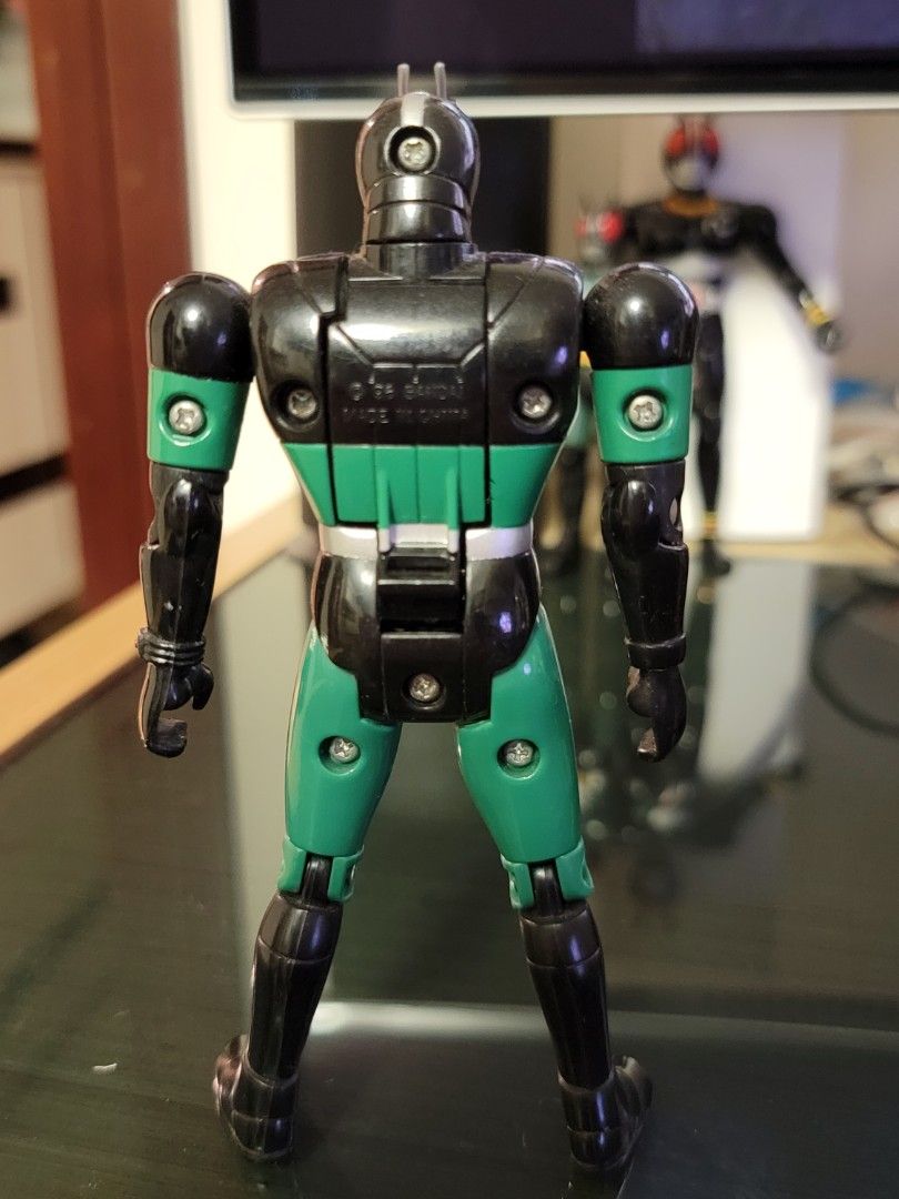 (可換頭 注意內文) BANDAI 美版 幪面超人 BLACK RX 機體 憤怒王子 Kamen Rider RoboRider 1996 ...
