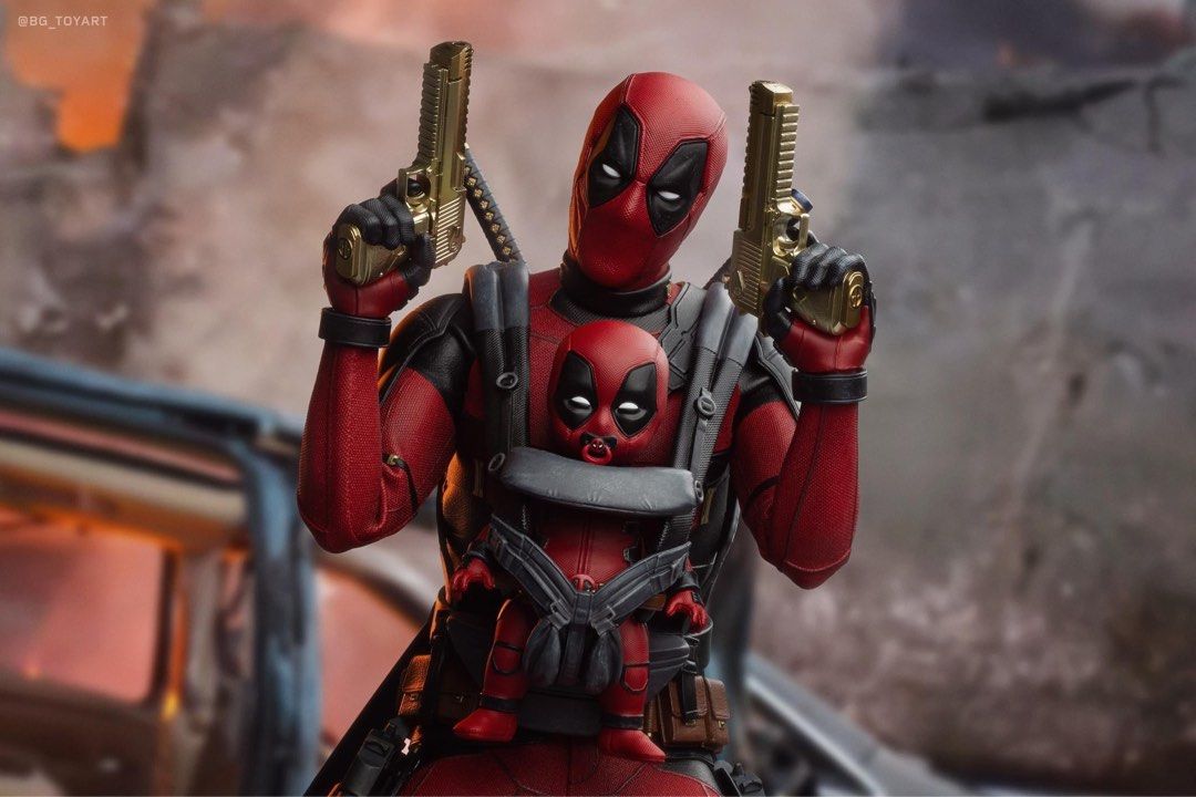 全新現貨連保養單 Hottoys MMS746B Deadpool & Wolverine Deadpool Special Edition ...
