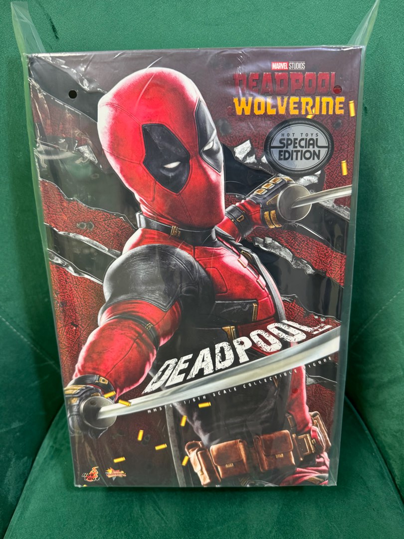 全新現貨連保養單 Hottoys MMS746B Deadpool & Wolverine Deadpool Special Edition ...