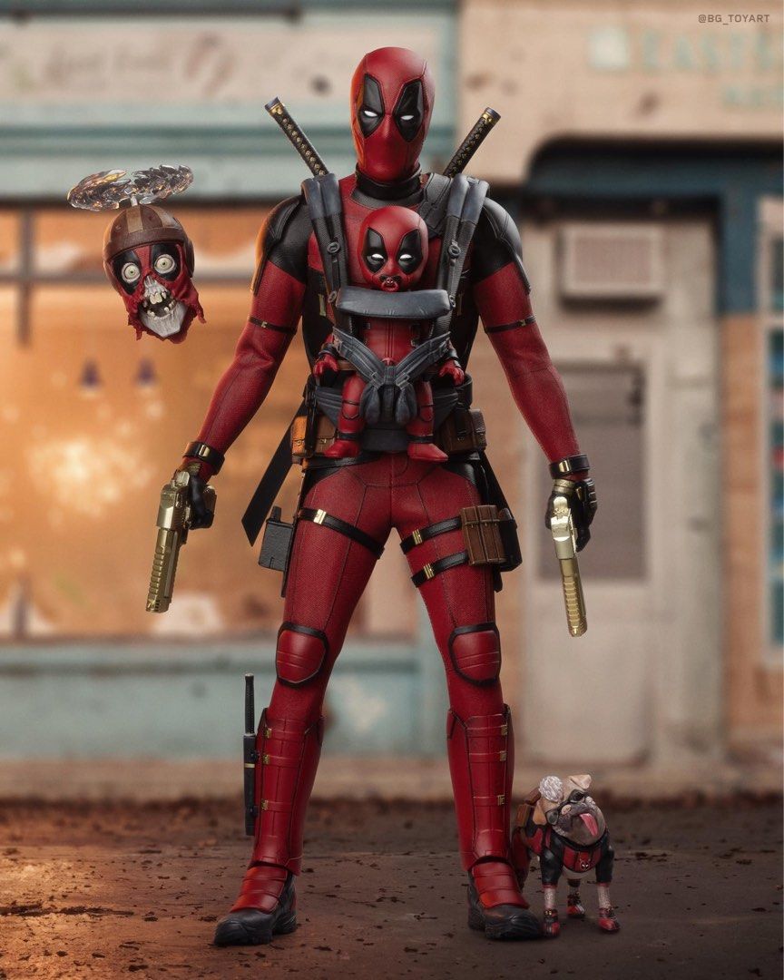 全新現貨連保養單 Hottoys MMS746B Deadpool & Wolverine Deadpool Special Edition ...