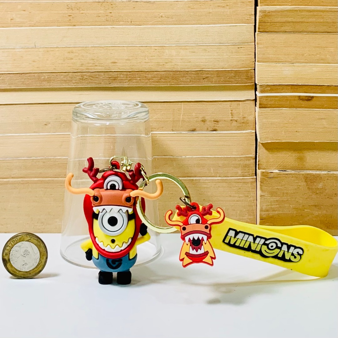 ⭐️ Year Of The Dragon Minions Keychain (Kevin The Minion), Hobbies ...