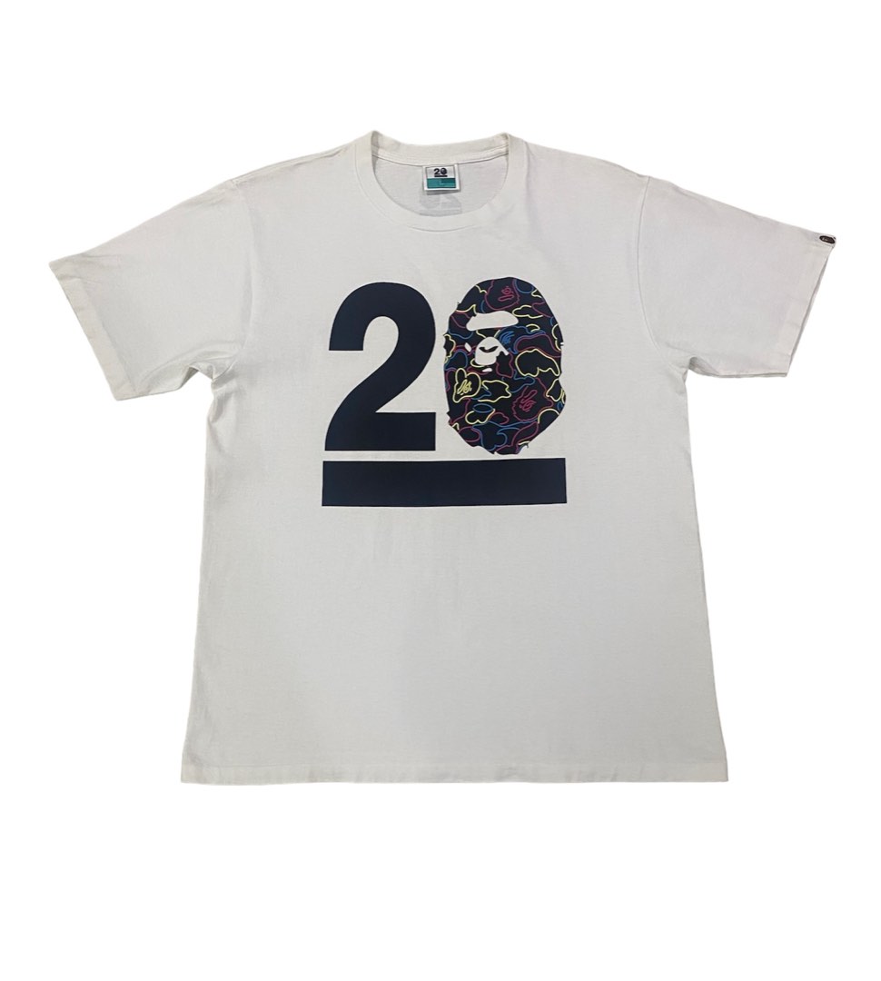 a bathing ape 20th aniversary, Men's Fashion, Tops & Sets, Tshirts ...