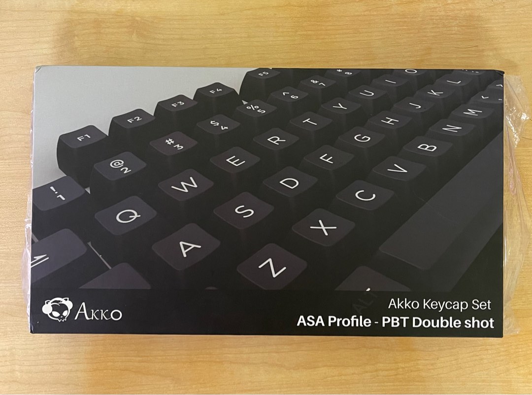 AKKO White On Black Keycaps, Computers & Tech, Parts & Accessories ...