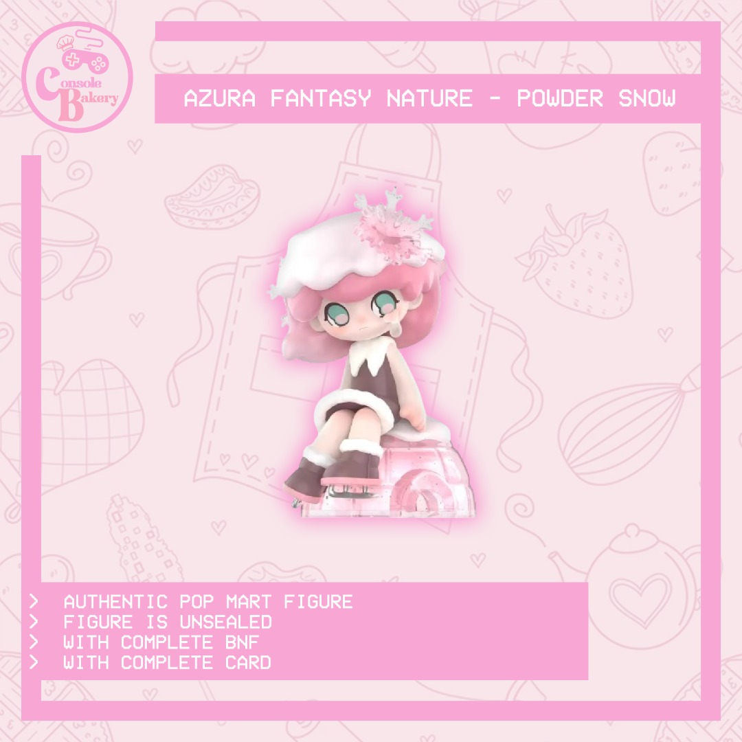 [Authentic] POP MART Azura Fantasy Nature Series - Powder Snow, Hobbies ...