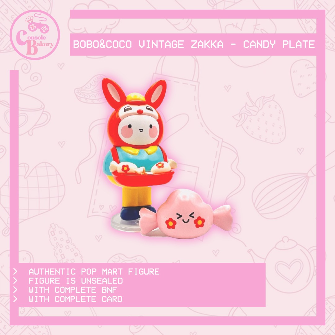 [Authentic] POP MART Bobo and Coco Vintage Zakka Series - Candy Plate ...
