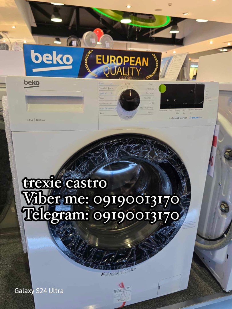 Beko front load washing machine inverter 100% dry, TV & Home Appliances ...