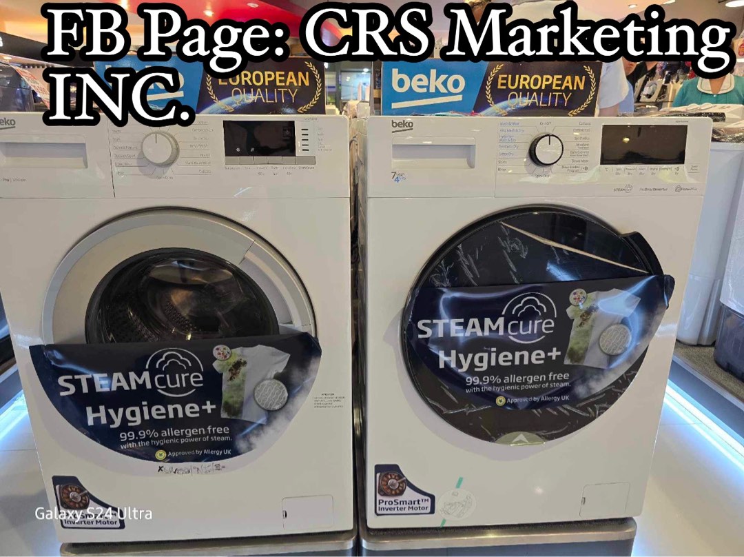 Beko frontload washing machine inverter, TV & Home Appliances, Washing ...