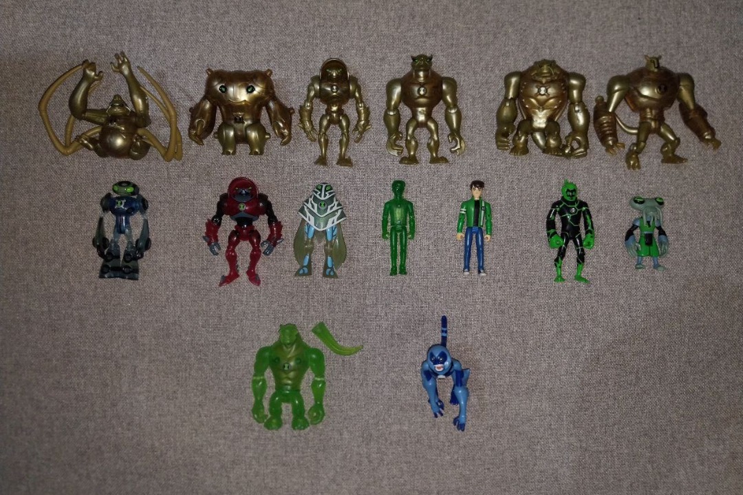 Ben 10 Figures - BUNDLE 2 (RARE, Bandai, Complete Set Only), Hobbies ...