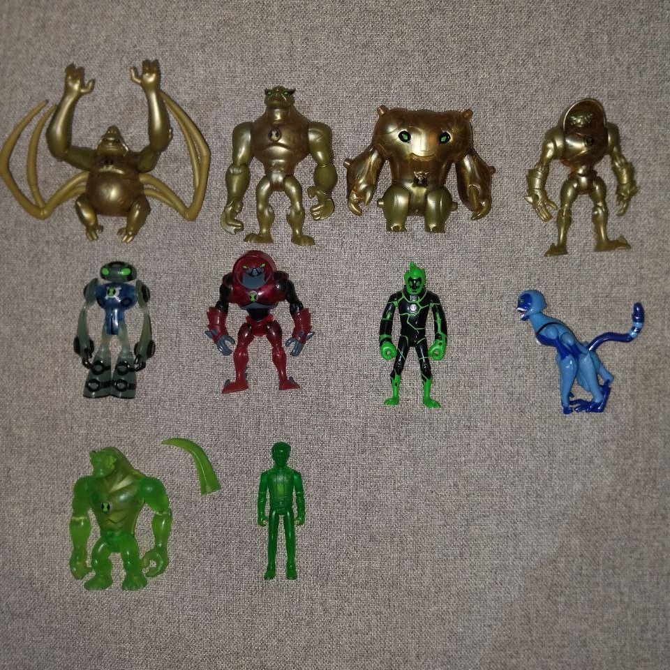 Ben 10 Figures - SET 1 (RARE, Bandai Set), Hobbies & Toys, Toys & Games ...