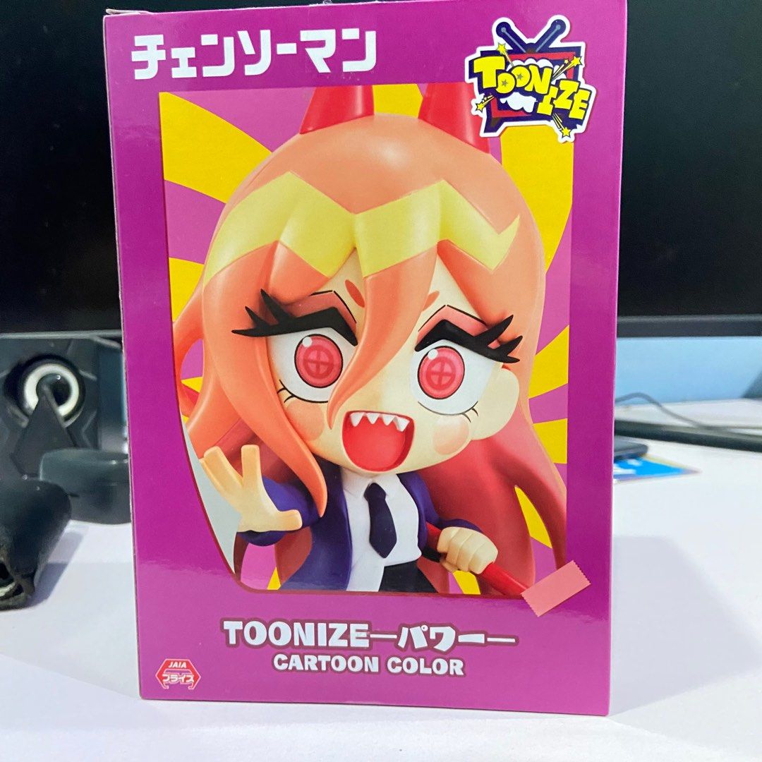 (BIB) Furyu Toonize Cartoon Power Chainsaw man, Hobbies & Toys, Toys ...