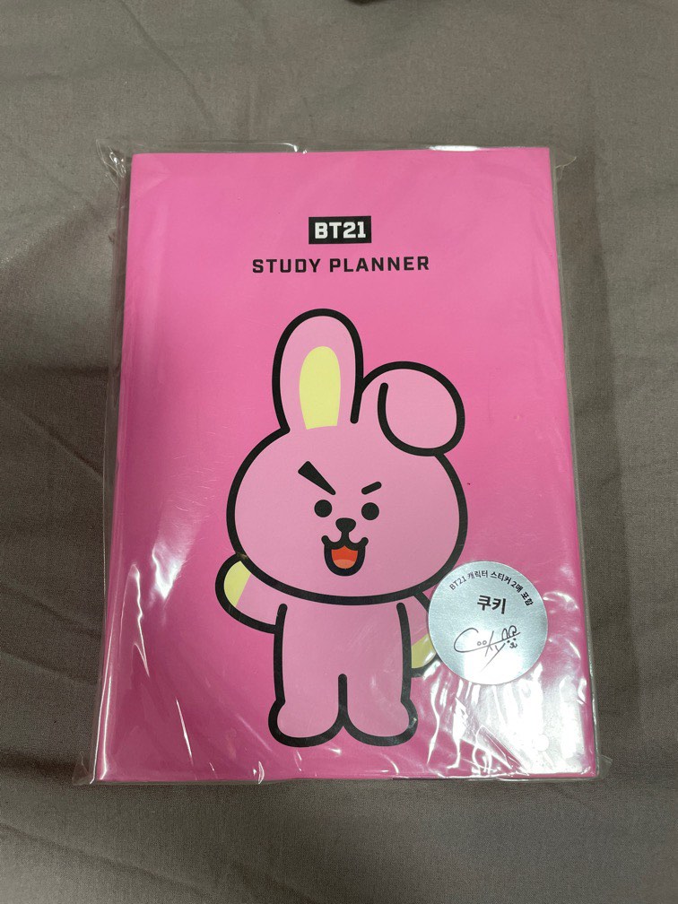 BT21 Study Planner Cooky, 興趣及遊戲, 手作＆自家設計, 文具 - Carousell