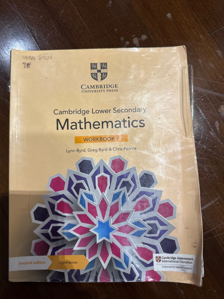 Cambridge Lower Secondary Mathematics Workbook 7, Hobbies & Toys, Books ...