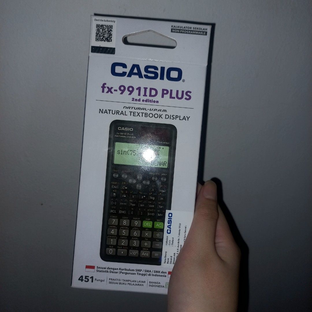 Casio FX 991 ID Plus 2nd Edition, Buku & Alat Tulis, Alat Tulis di ...