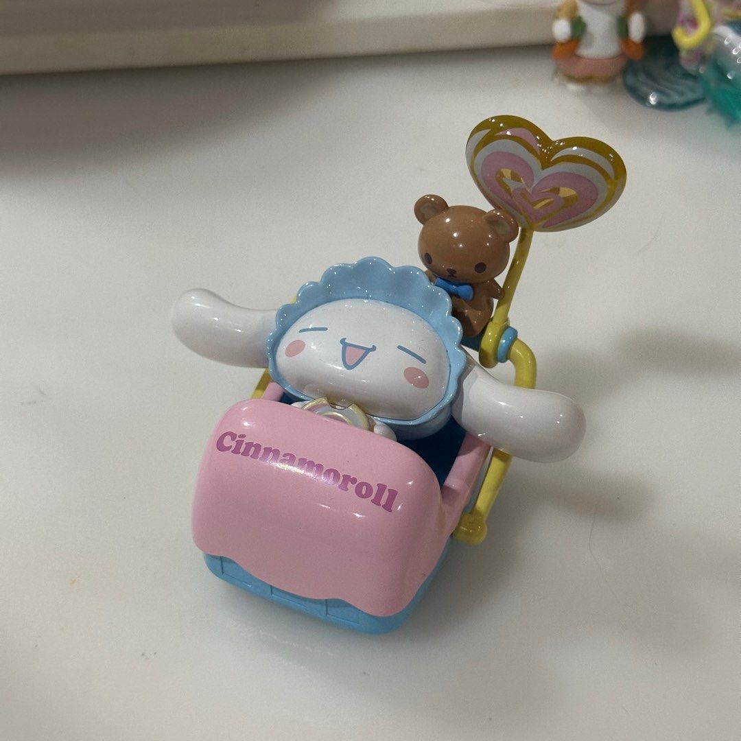 Cinnamoroll Rolley Cart Figurine Toy, Hobbies & Toys, Toys & Games on ...