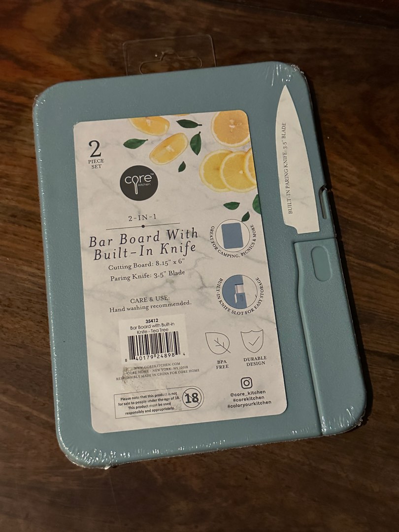 Core Bar Board With Built In Knife, Furniture & Home Living ...