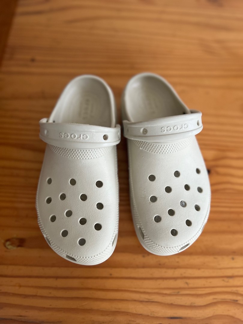 crocs bone platform, Women's Fashion, Footwear, Sandals on Carousell
