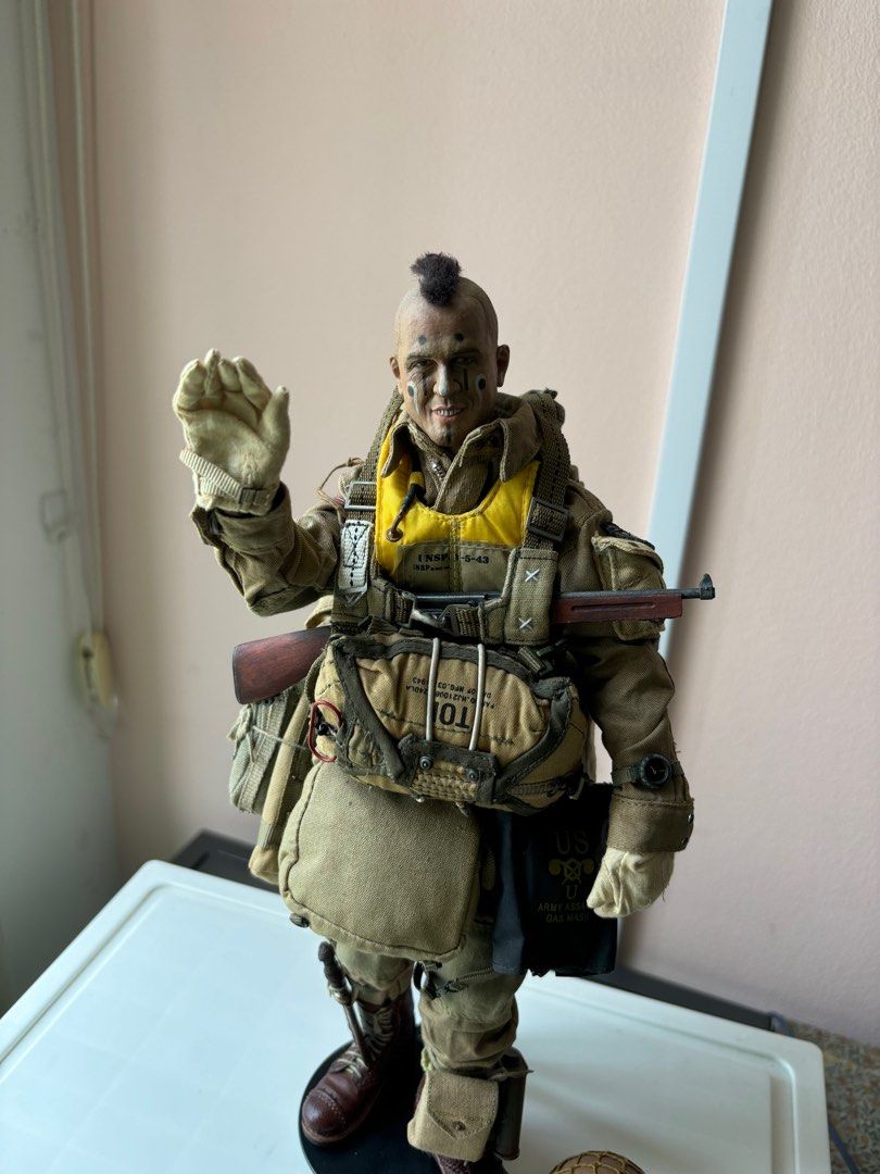 Custom WW2 D Day 101 Paratrooper, Hobbies & Toys, Toys & Games on Carousell