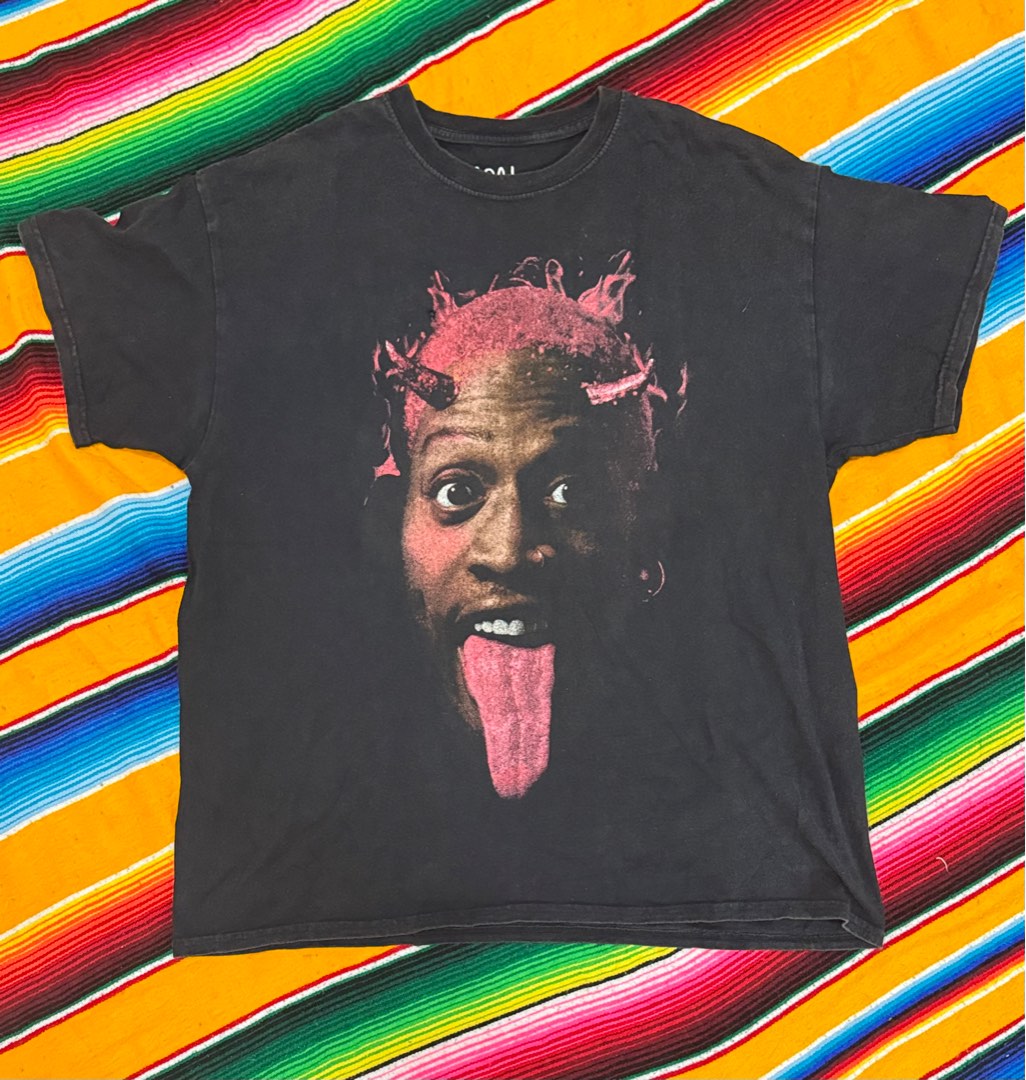 Dennis Rodman x Goat Crew, Men's Fashion, Tops & Sets, Tshirts & Polo ...