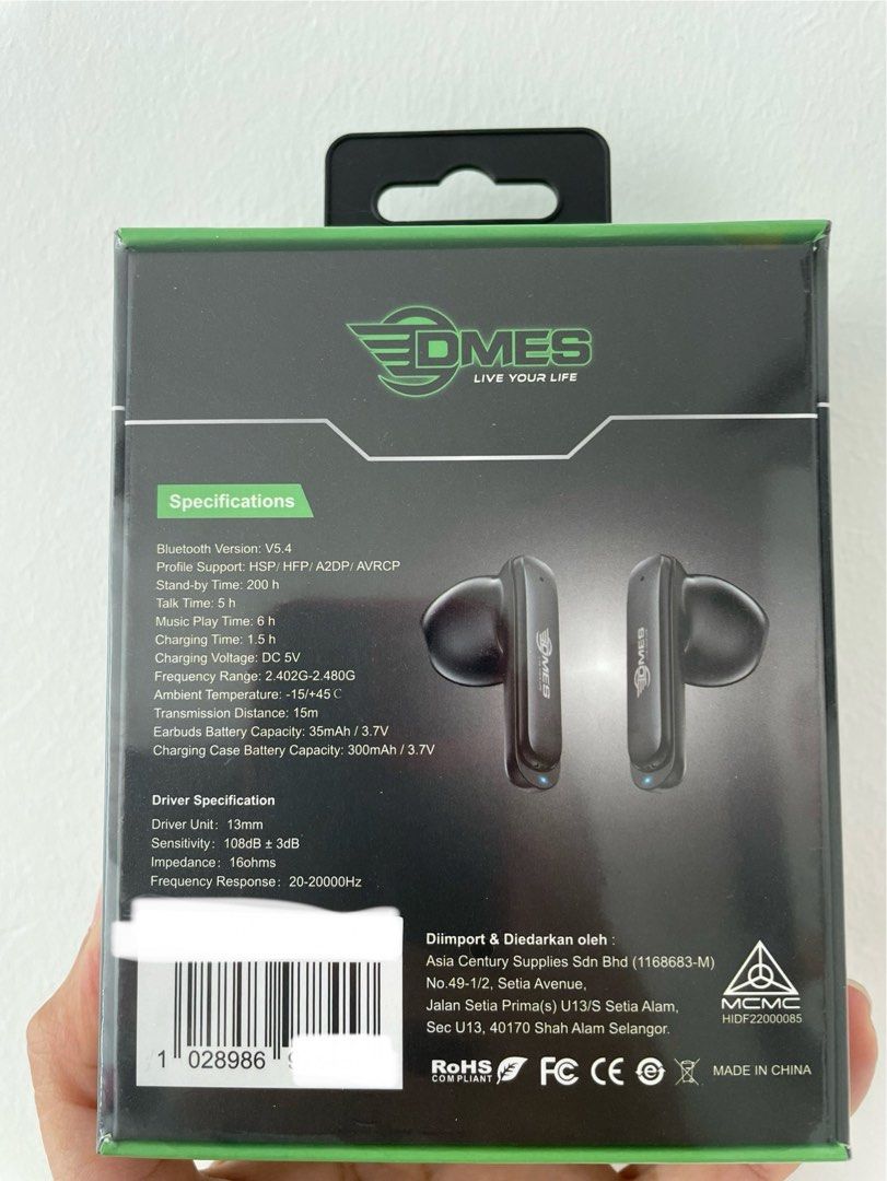 DMES DE2 Plus Earbuds, Mobile Phones & Gadgets, Other Gadgets on Carousell