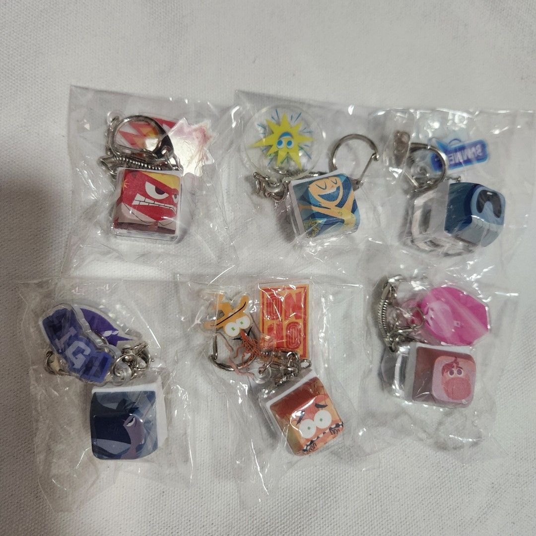 Exclusive Pixar Inside Out 2 Keycap Keychain with lights, Hobbies ...