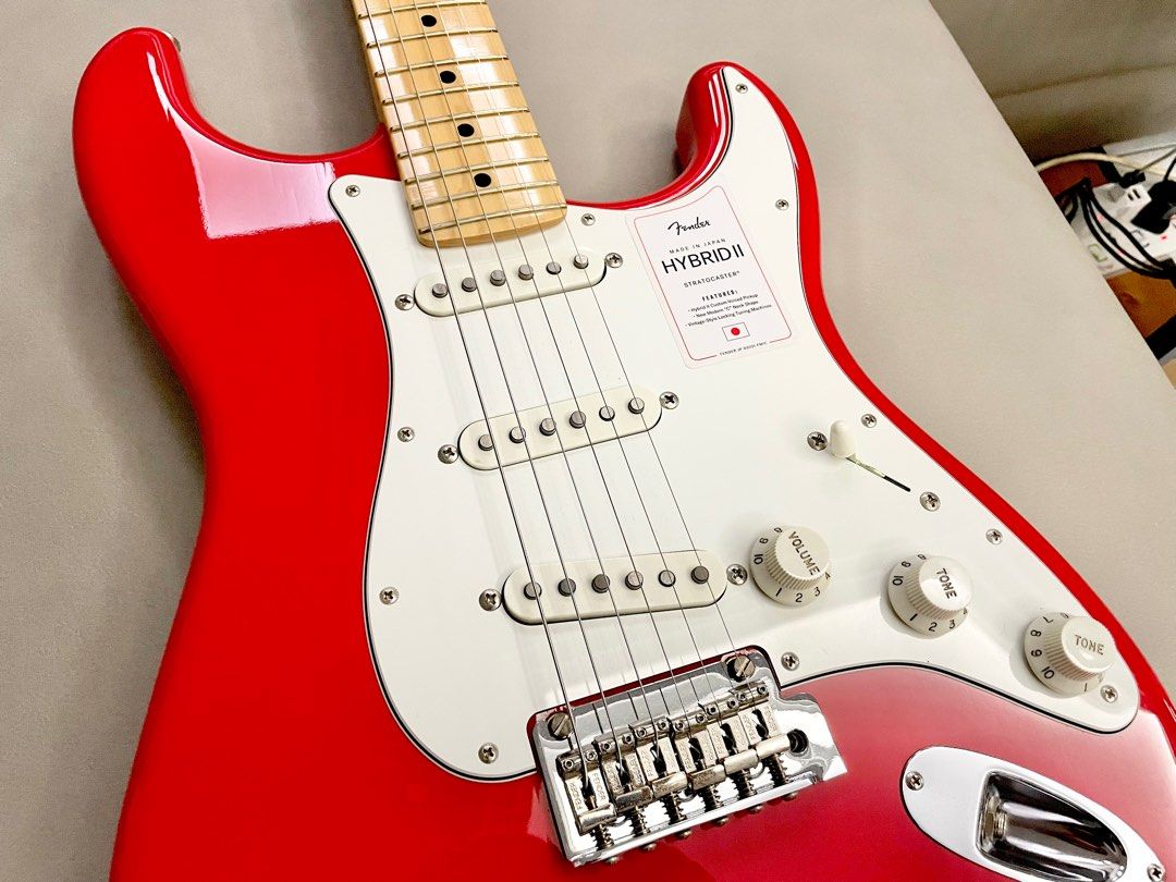 Fender Japan Hybrid II Stratocaster Electric Guitar, Maple FB, Modena ...