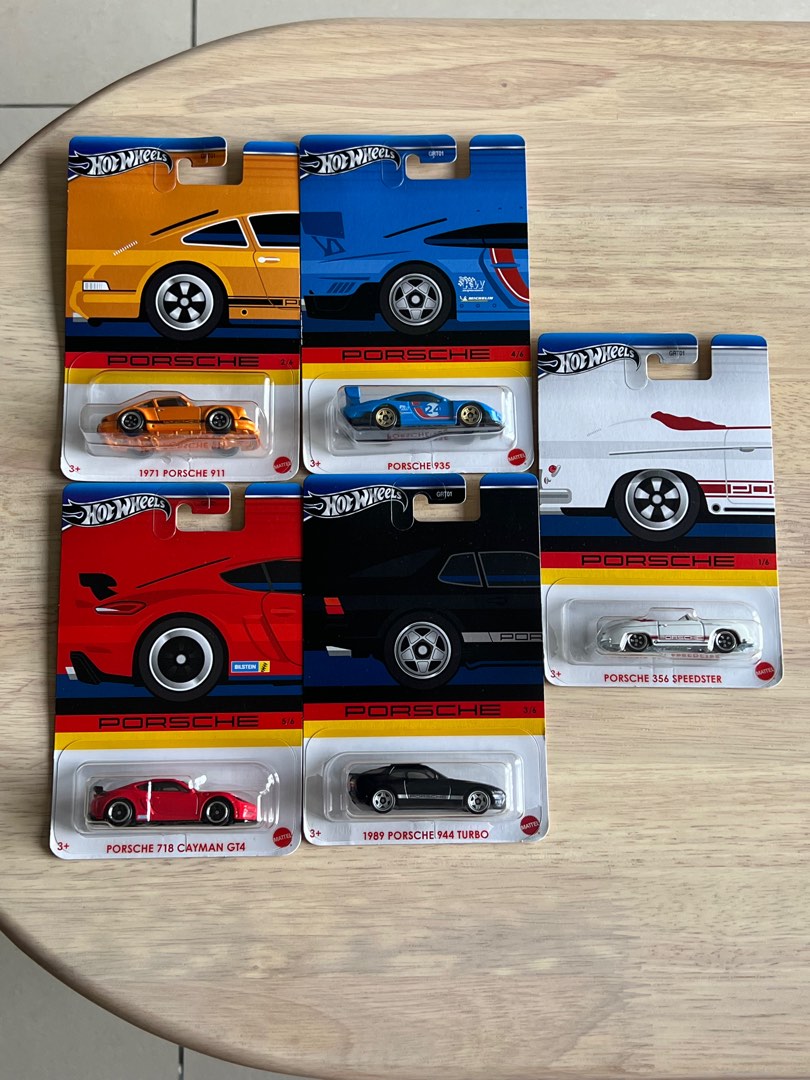 Hot wheels Porsche Set, Hobbies & Toys, Toys & Games on Carousell