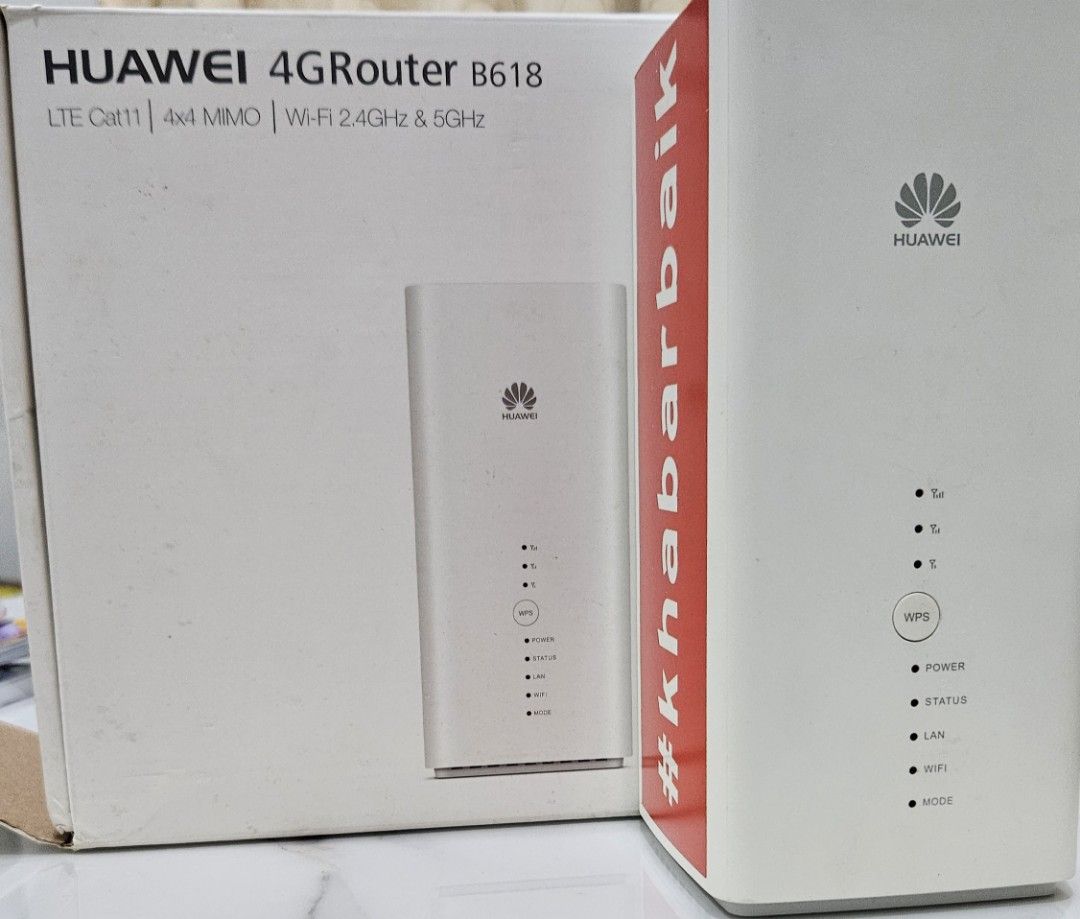Huawei 4G router B618, Computers & Tech, Office & Business Technology ...
