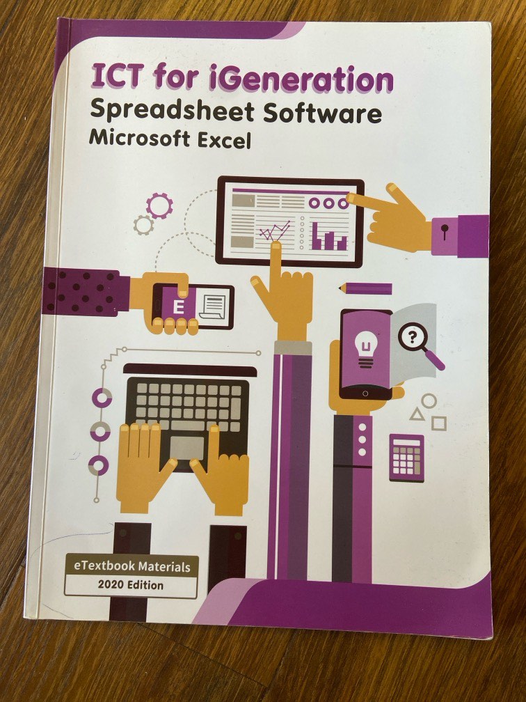 中三ICT Spreadsheet Software Microsoft Excel 二手書, 興趣及遊戲, 書本 & 文具, 教科書 - Carousell