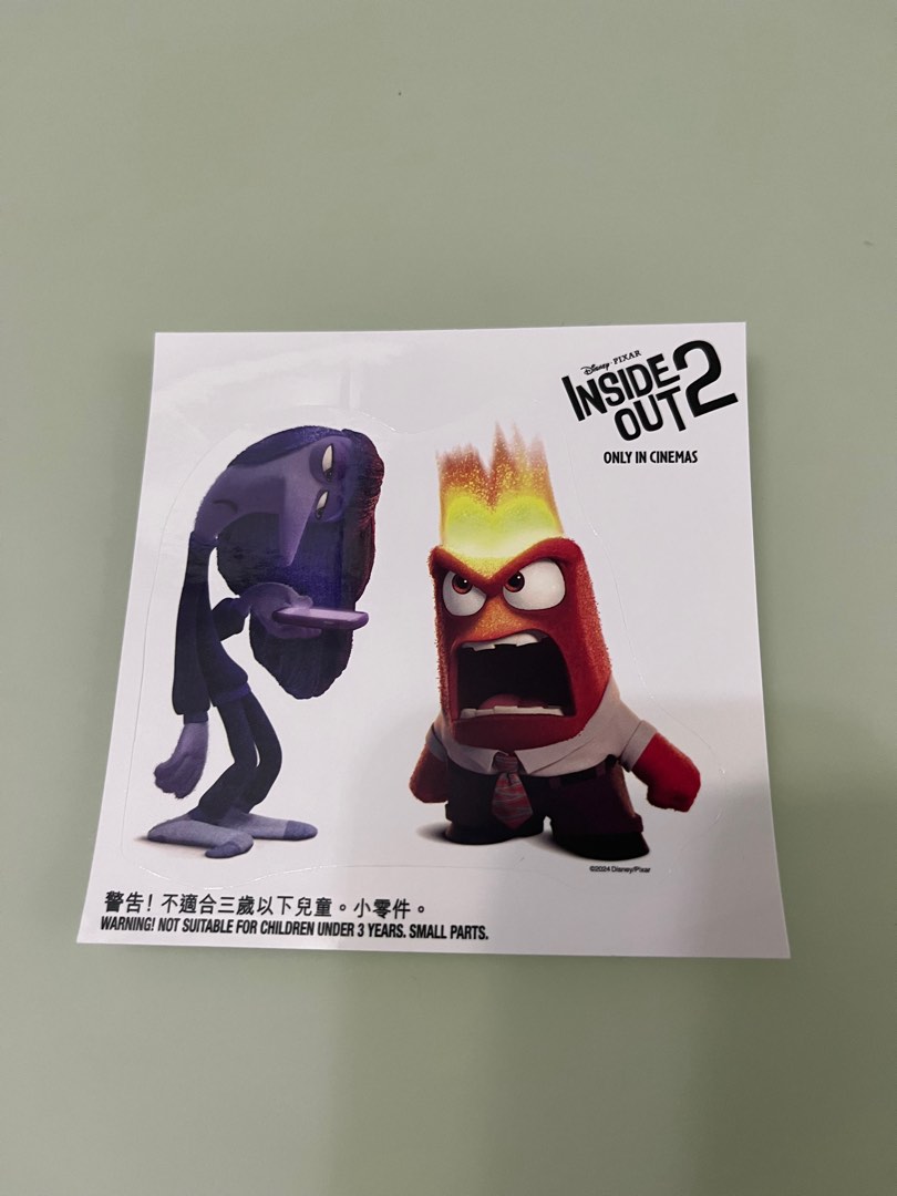 玩轉腦朋友inside out2貼紙, 興趣及遊戲, 音樂、樂器 & 配件, 音樂與媒體 - CD 及 DVD - Carousell