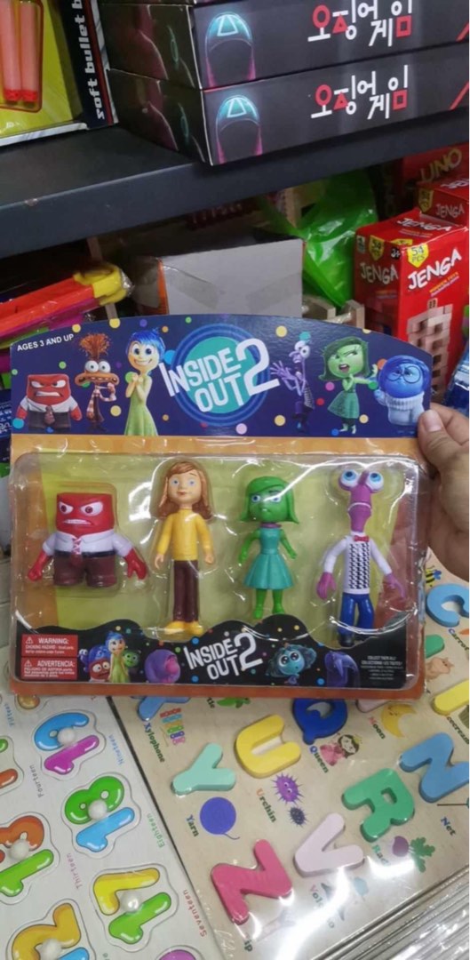 Inside out 2 characters miniature toys, Hobbies & Toys, Toys & Games on ...