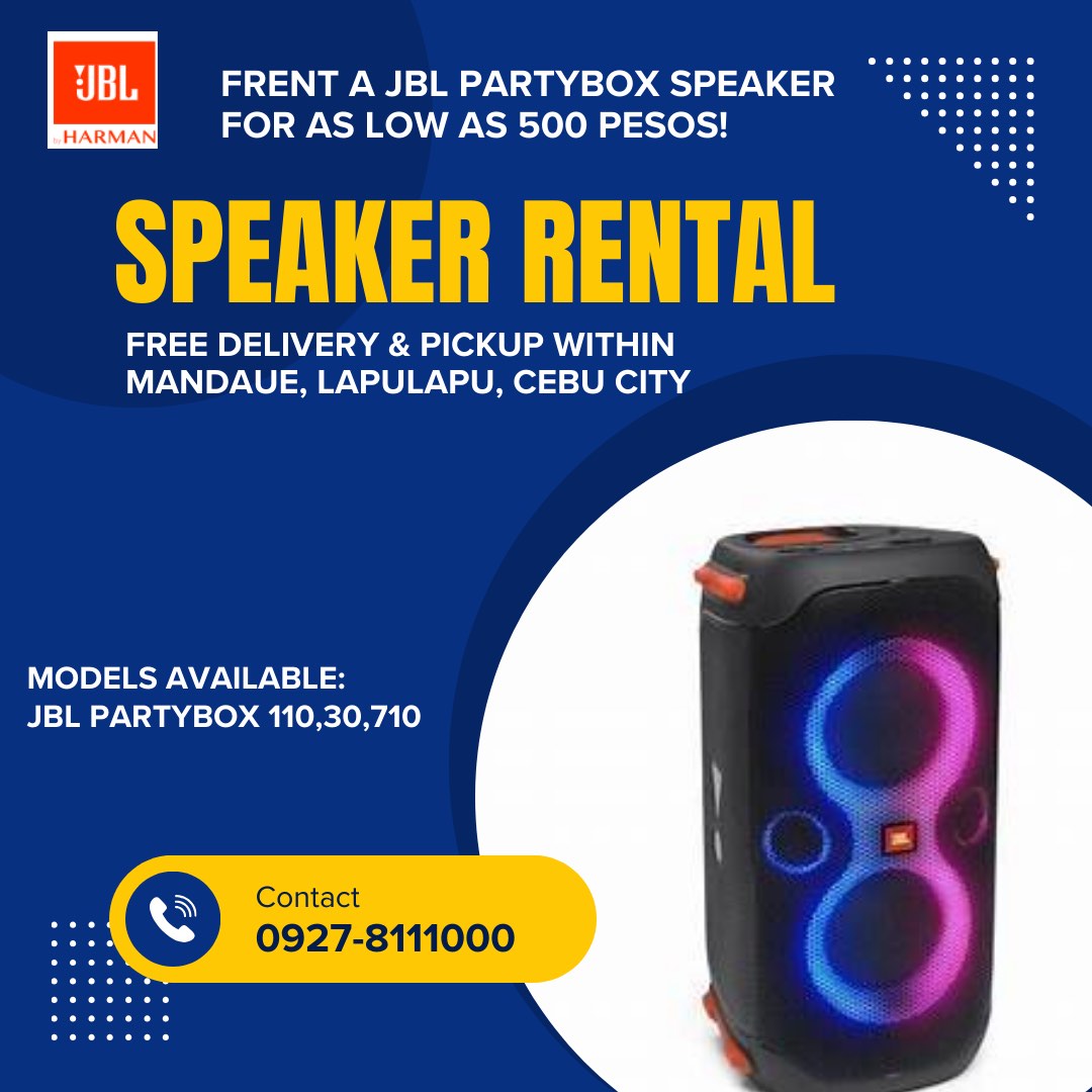 JBL Partybox Speaker for rent, Audio, Soundbars, Speakers & Amplifiers ...