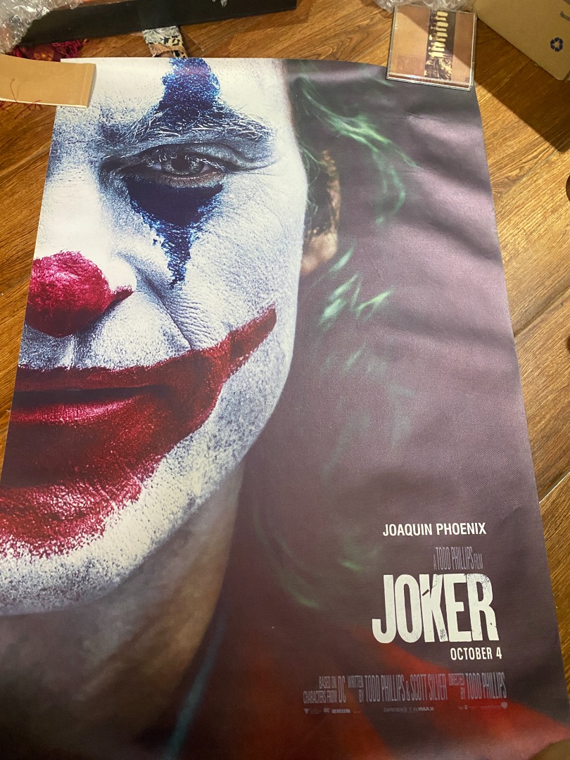 JOKER movie poster 23.5x35.5" (hiqh quality print on tarpaulin ...
