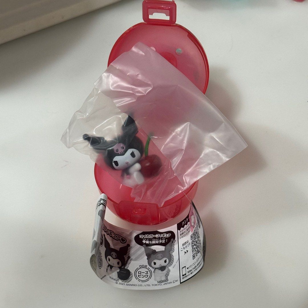 Kuromi Cherry Gatchapon, Hobbies & Toys, Toys & Games on Carousell