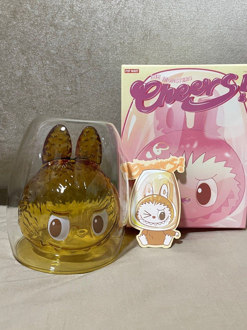 Labubu Cheers double walled glass, Hobbies & Toys, Memorabilia ...