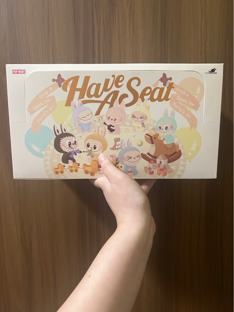 Labubu have a seat full case no secret from SG pop mart, Hobbies & Toys ...