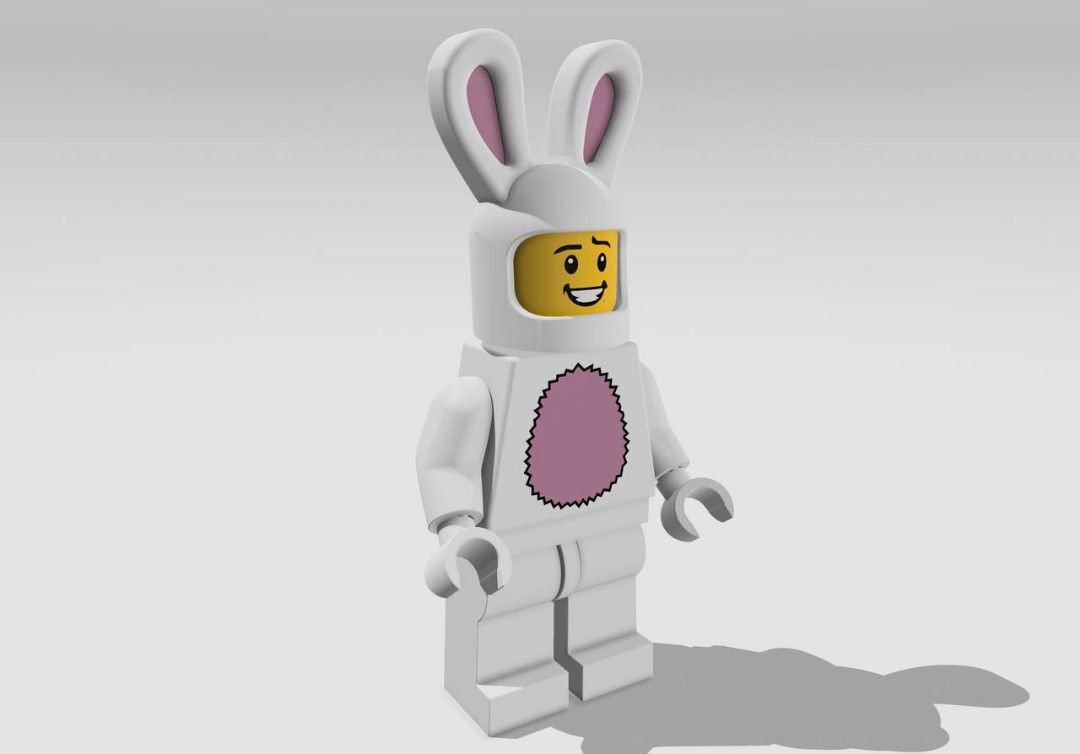 LEGO Bunny Suit Guy (10:1 scale), Hobbies & Toys, Toys & Games on Carousell