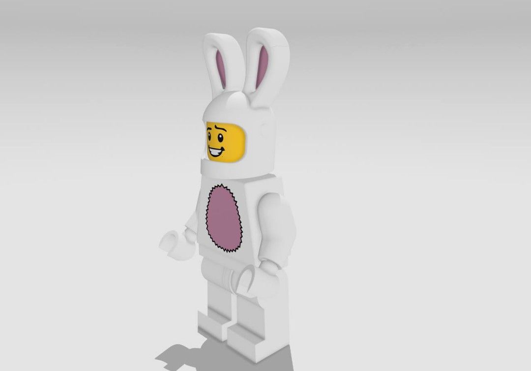 LEGO Bunny Suit Guy (10:1 scale), Hobbies & Toys, Toys & Games on Carousell