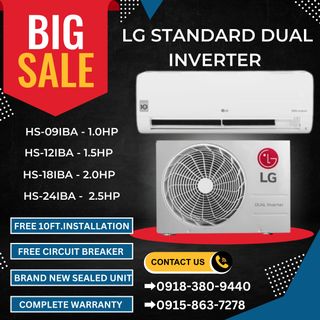 LG DUAL INVERTER: STANDARD AND PREMIUM SPLIT TYPE AIR CONDITIONERS ...