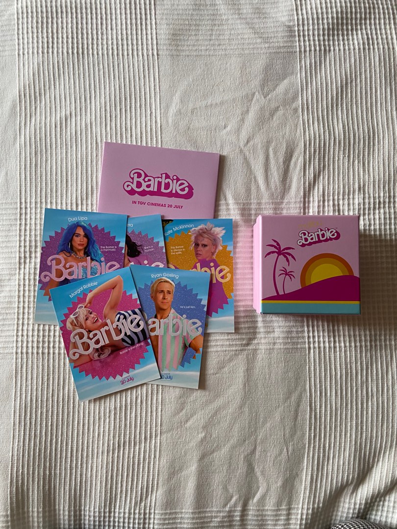 Limited Edition Barbie TGV Postcard & Box, Hobbies & Toys, Stationery ...